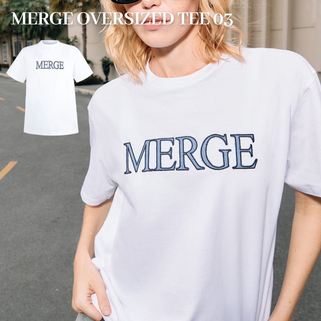 Merge Official - Merge Oversized Tee 03 (พร้อมส่ง) | Shopee Thailand