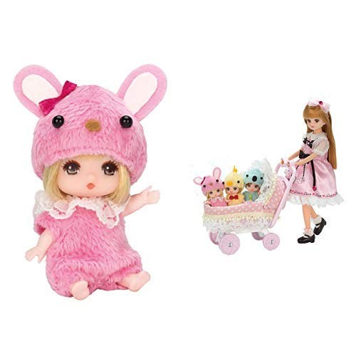 Licca-chan Doll LD-23 Triplet Baby Kako-chan and Licca-chan LF-11 ...