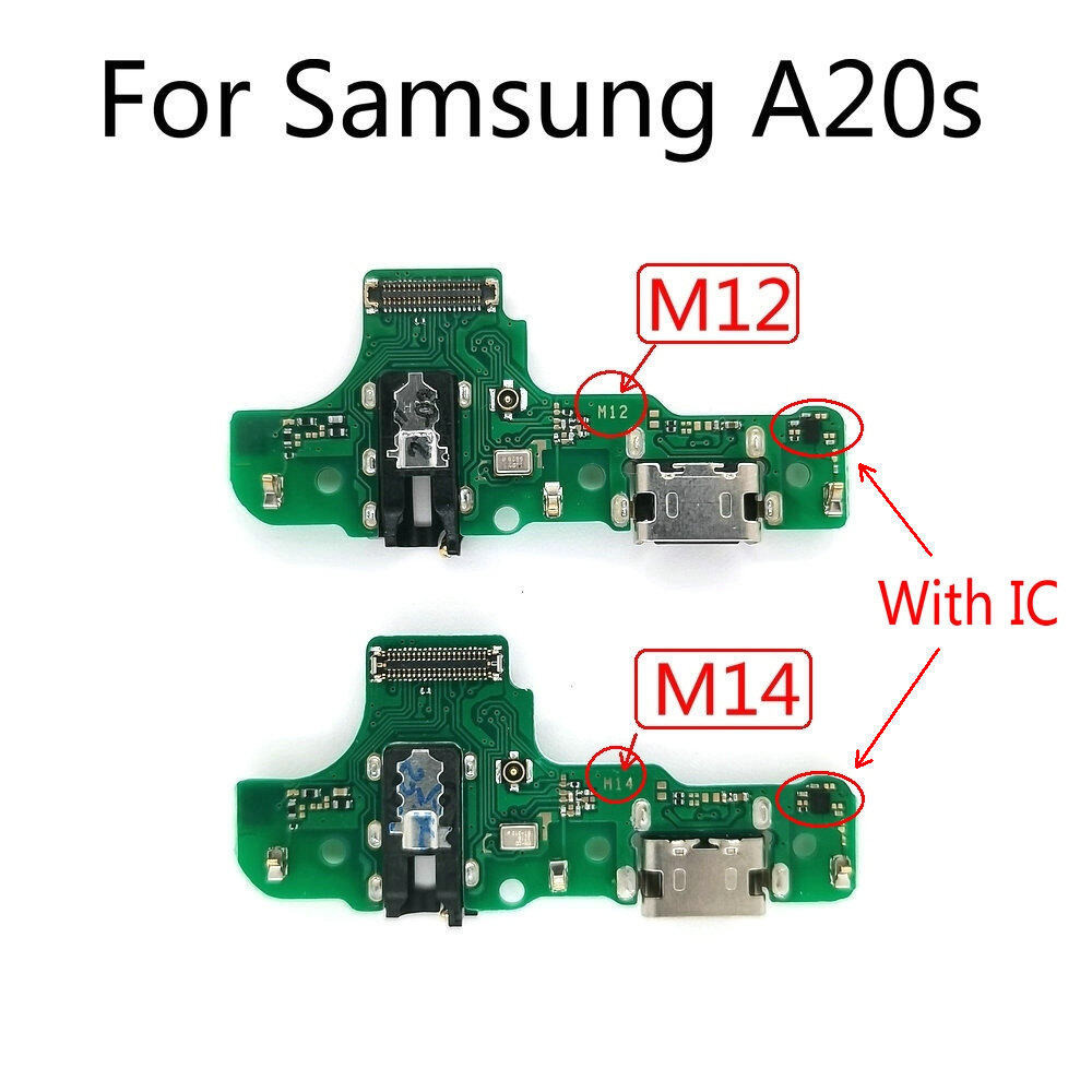 บอร์ดแท่นชาร์จ USB พร้อมไอซี สําหรับ Samsung Galaxy A20s A207 M12 M14 ...