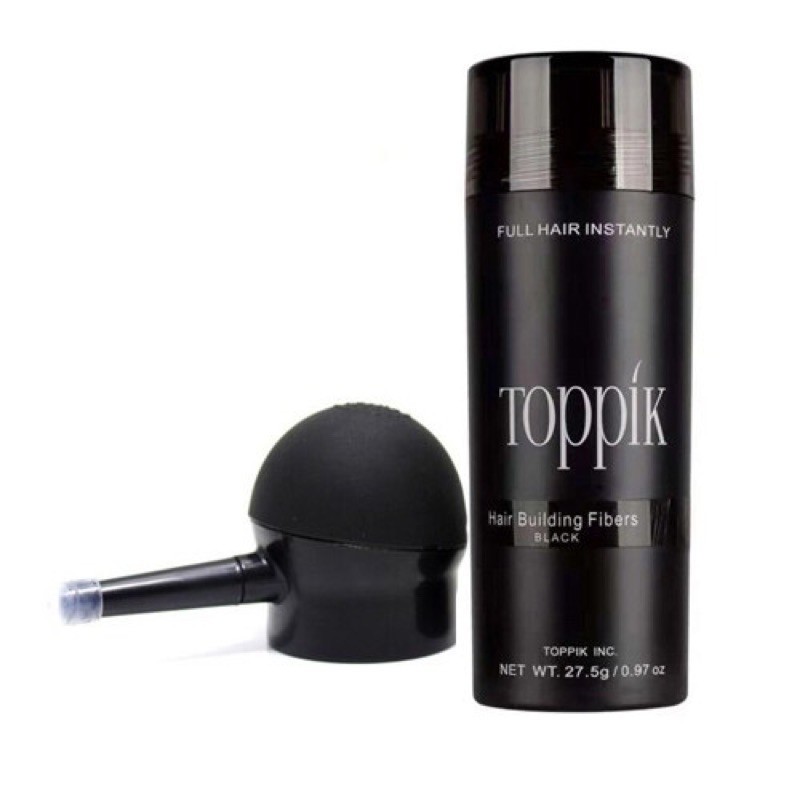 ผงไฟเบอร์โรยหัว Toppik 1 ขวด พร้อมหัวพ่น 1 ชิ้น Toppik Hair Building Fiber ปิดผมบาง | Shopee ...