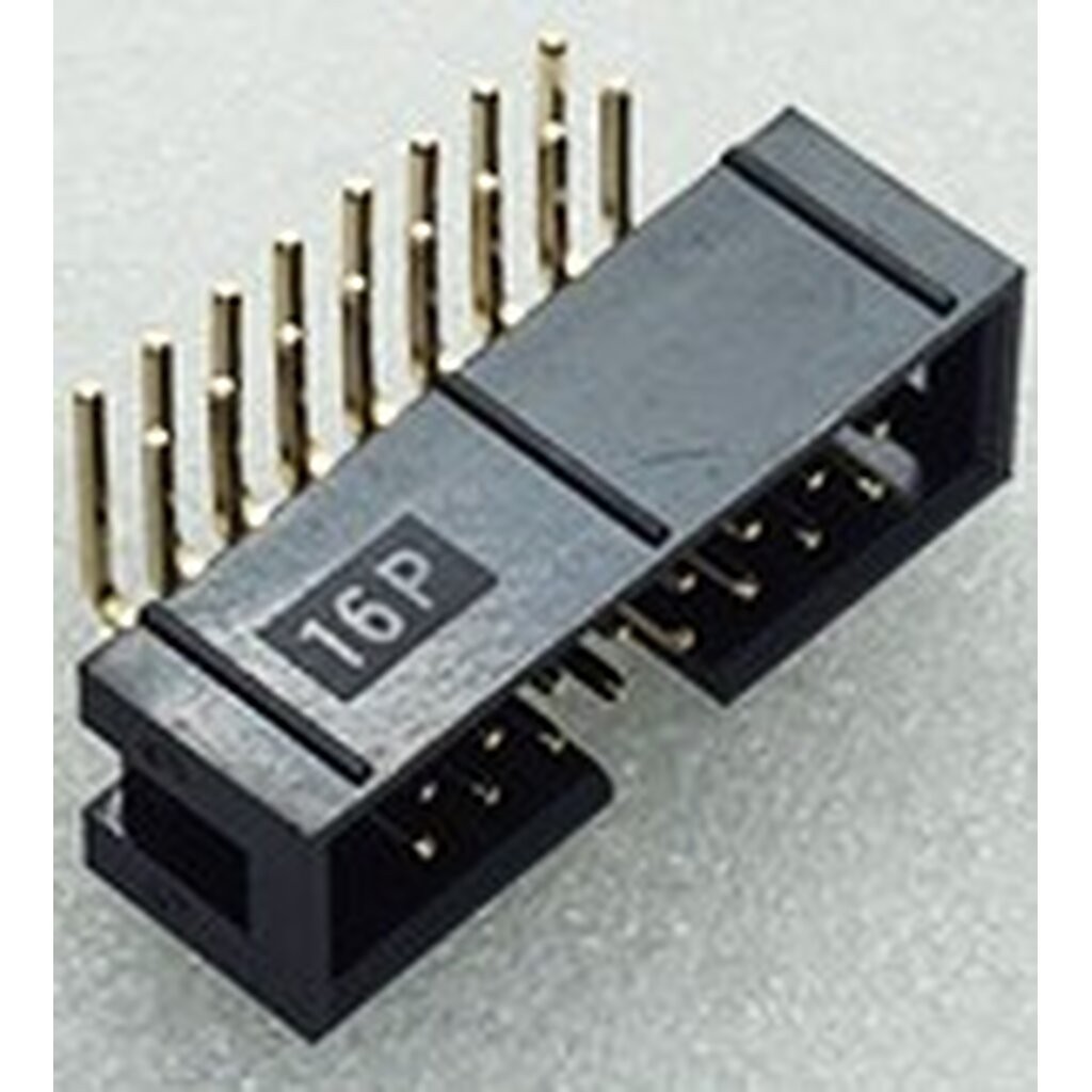 SCP16GR31/RH : BOX Header Connector 16 Pins Right Angle,Dual Row ...