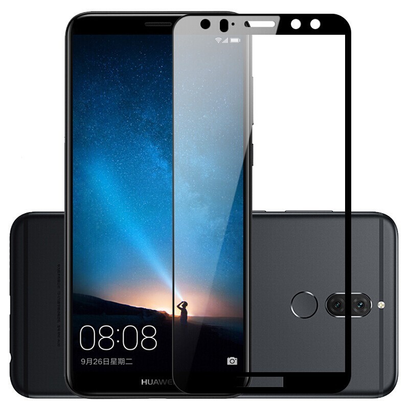 กระจกนิรภัย แบบเต็มจอ สีดํา สําหรับ Huawei MATE 8 9 10 20 20X Pro Lite Plus | Shopee Thailand