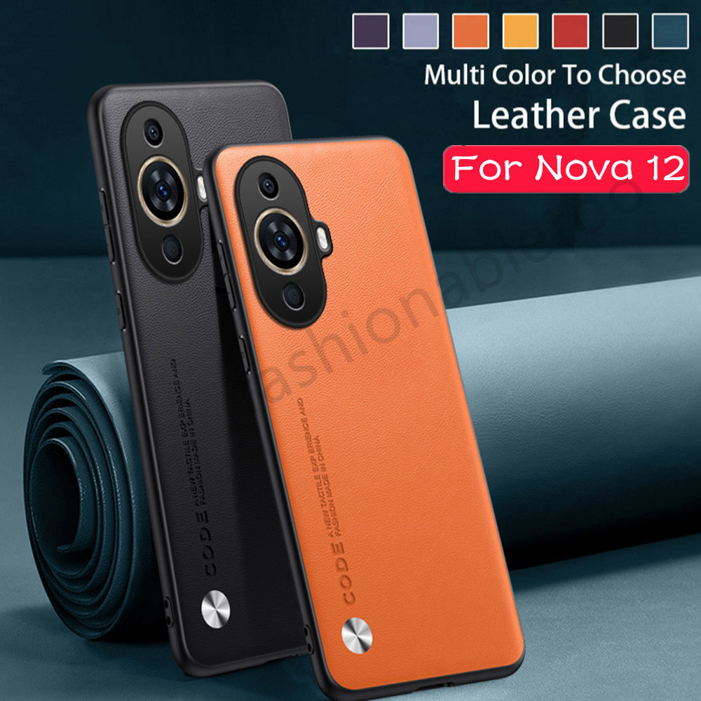 เคสโทรศัพท์มือถือหนัง PU แบบนิ่ม กันกระแทก สําหรับ Huawei Nova 12 SE 12 i 12s 12i 12se 12pro ...