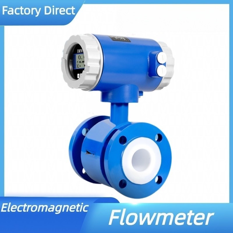 Smart Electromagnetic Digital Flow Meter DN15 DN20 DN25 Wastewater Sewage Slurry Liquid Seawater ...