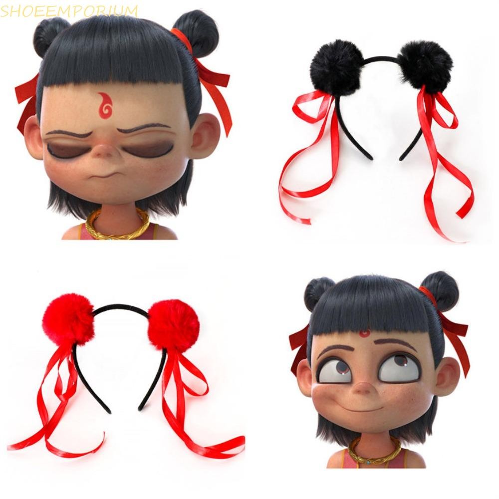 Shoeemporium เด็ก Headwear, Stage Performance Double Hair Bun ภาพยนตร์ ...