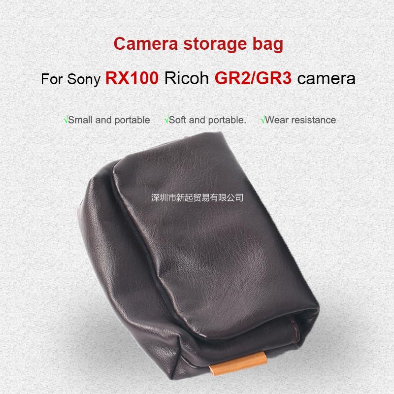 กระเป๋าเก็บกล้องสําหรับ Sony RX100 Series Canon G7X2/G7X3/Ricoh GR2/GR3 ...