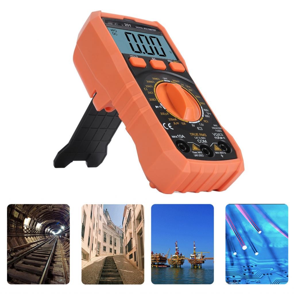 OHM VOLT AMP METER HD LCD Display Digital Multimeter สำหรับอุตสาหกรรม ...