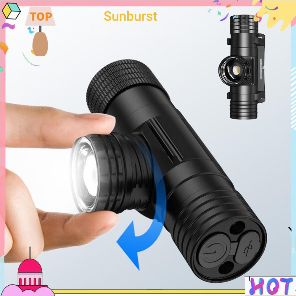 Motion Sensor USB-C ไฟหน้าแบบชาร์จไฟได้ IP68 กันน้ําสําหรับฉุกเฉิน ...