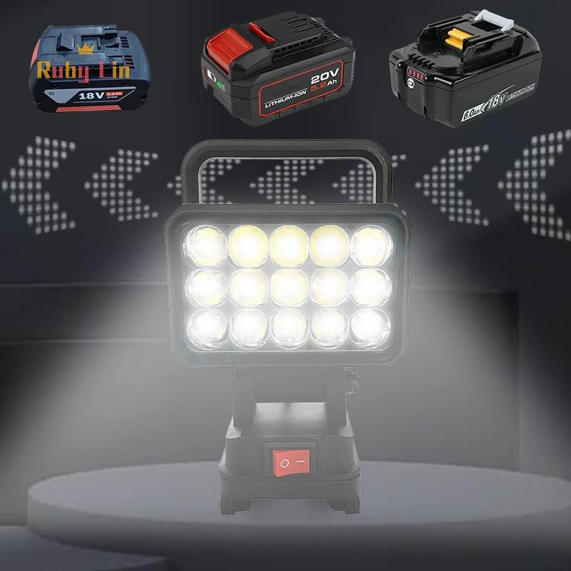 Ruby Lin 1 ชิ้นโคมไฟแบบพกพาโคมไฟมือ 15 ลูกปัด LED ทํางาน Spotlight ...