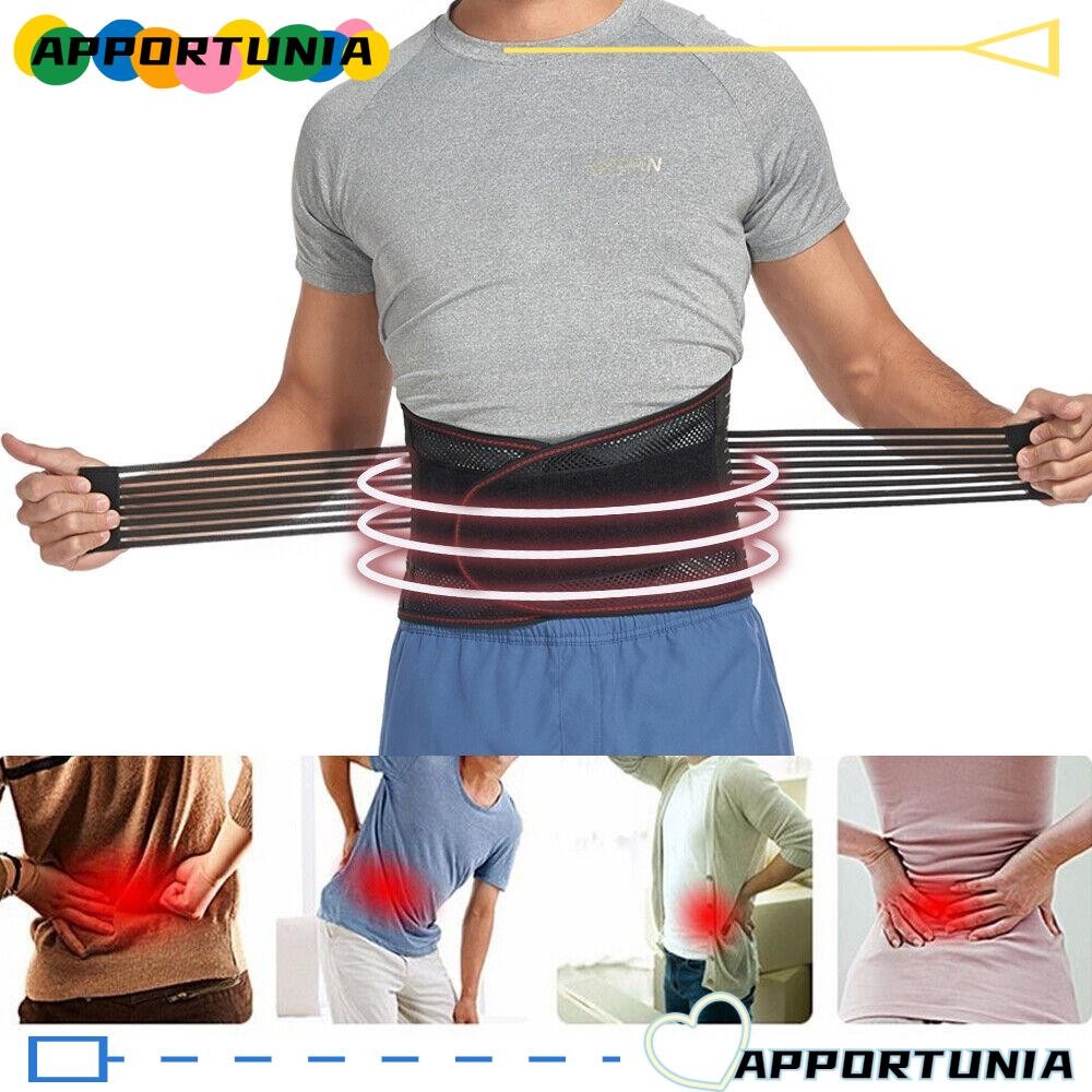 Apportunia กลับ lumbar Support Bel, กระดูกสันหลังบรรเทา Breathable ...