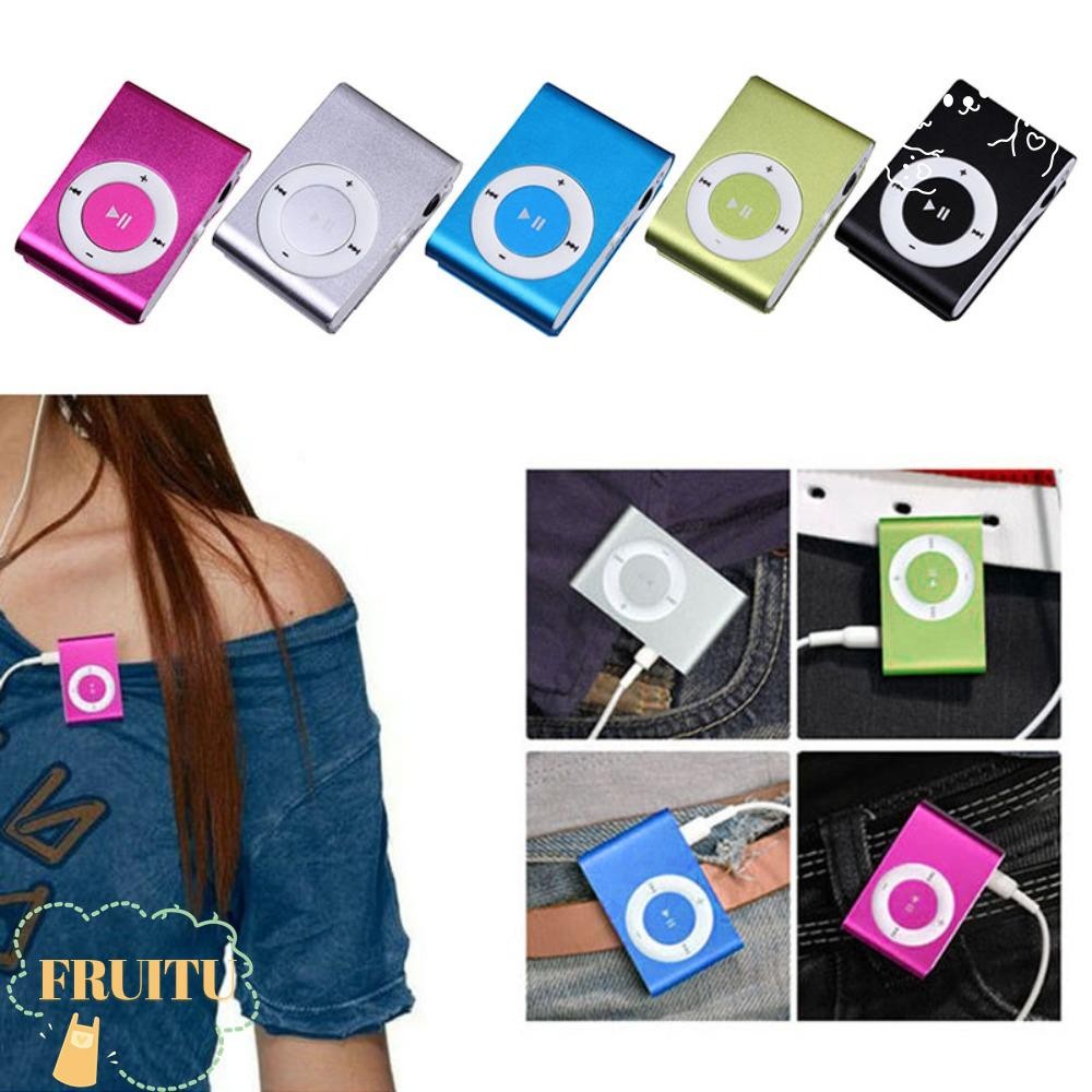 Fruitu เครื่องเล่น MP3, Mini Stylish Design Music Media MP3, USB แบบ ...
