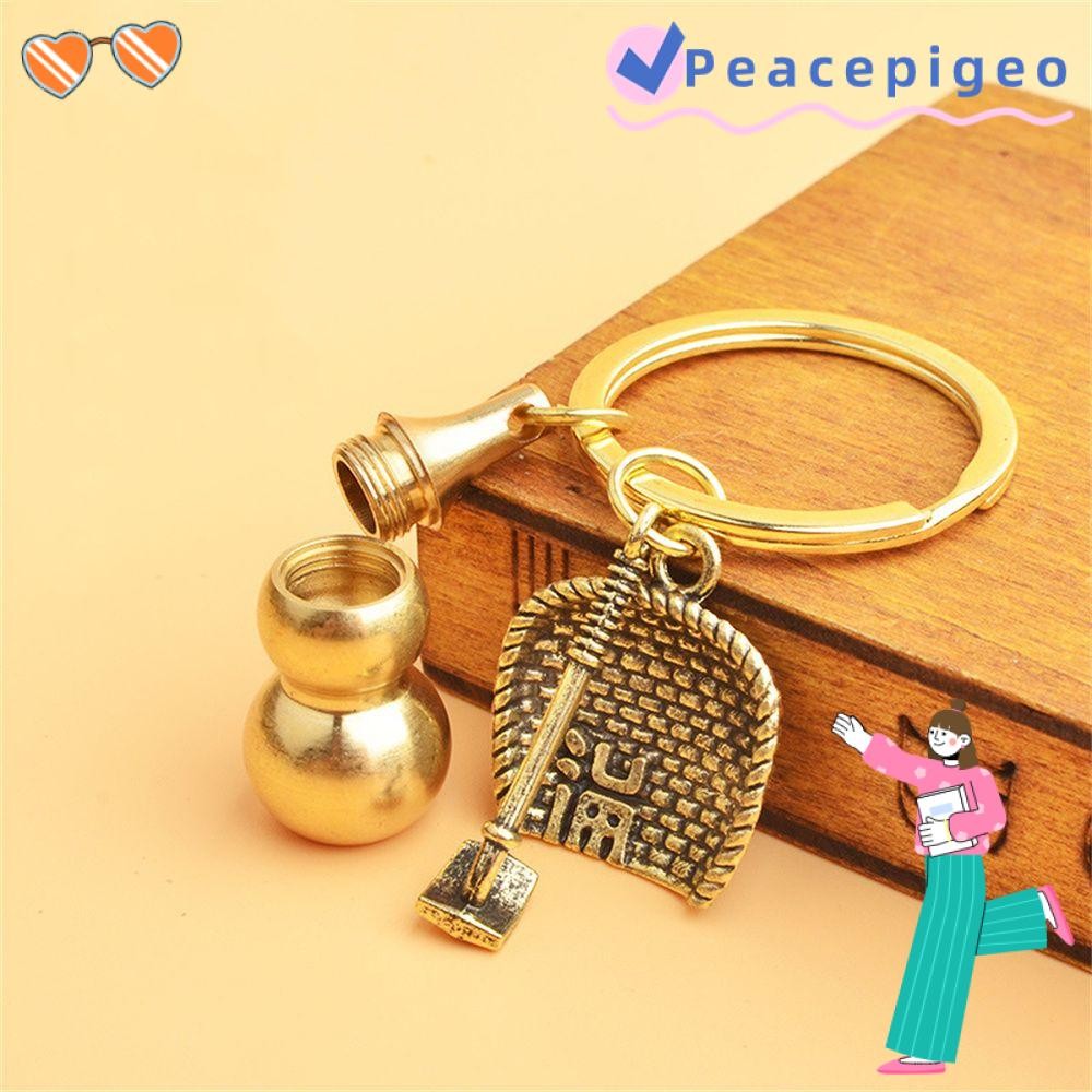 Peacepigeo พวงกุญแจน้ําเต้ากลวงเครื่องประดับจี้กล่องยากันน้ํา | Shopee Thailand