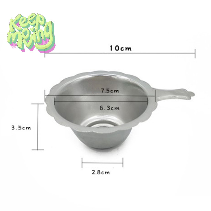 (KeepMoving) 1 ชิ้นตะกร้ากรองชาสแตนเลสแบบใช้ซ้ําได้ตาข่ายละเอียดตัวกรองกรองชาใหม่ | Shopee Thailand