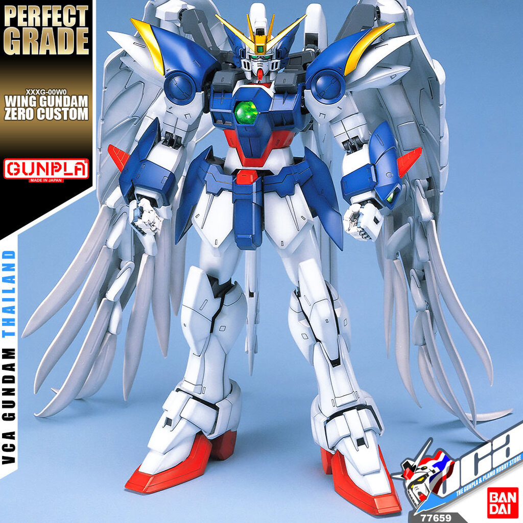 VCA 8️⃣ BANDAI GUNPLA PERFECT GRADE PG 1/60 WING GUNDAM ZERO CUSTOM ประกอบ หุ่นยนต์ โมเดล กัน ...