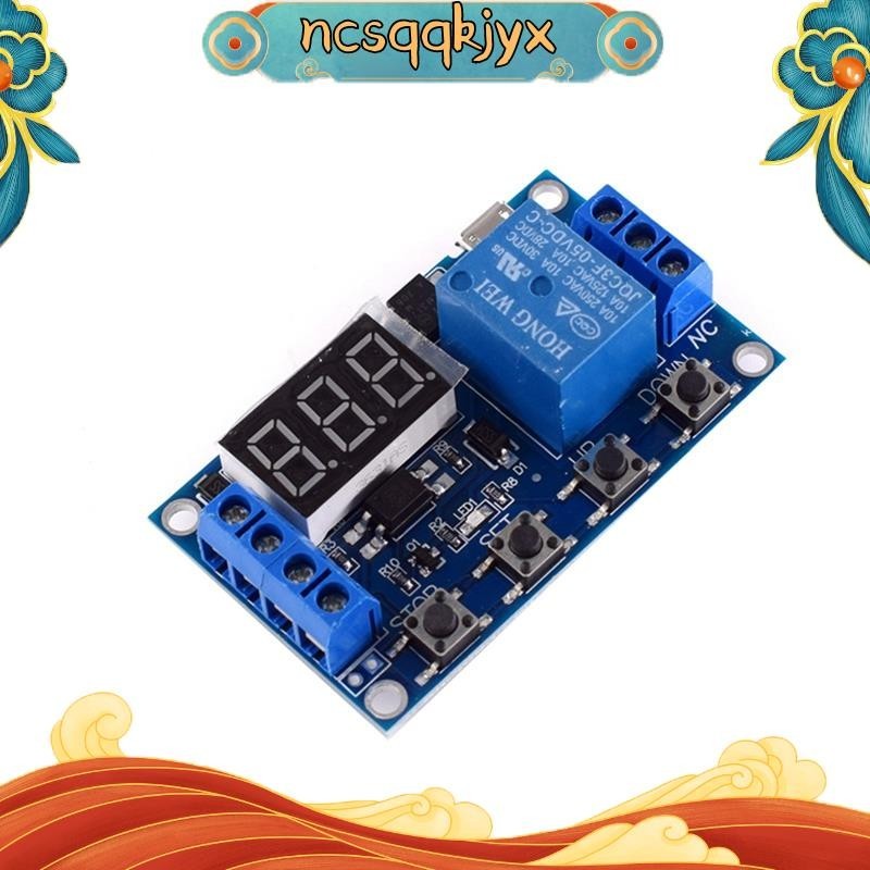 โมดูลรีเลย์ตั้งเวลา DC 6-30V รองรับ Micro-USB 5V LED 6V 9V 12V 24V 1 ชิ้น | Shopee Thailand