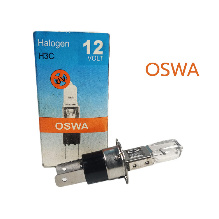 หลอดไฟ ไส้สปอร์ตไลท์ หลอดไฟ ตัดหมอก 12V H3C ฮาโลเจน 55W / 100W (OSWA ...