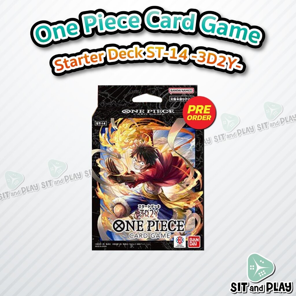 One Piece Card Game - Starter Deck ST-14 -3D2Y- การ์ดเกมวันพีซ ภาษาญี่ปุ่น ของแท้ มี มอก. ...