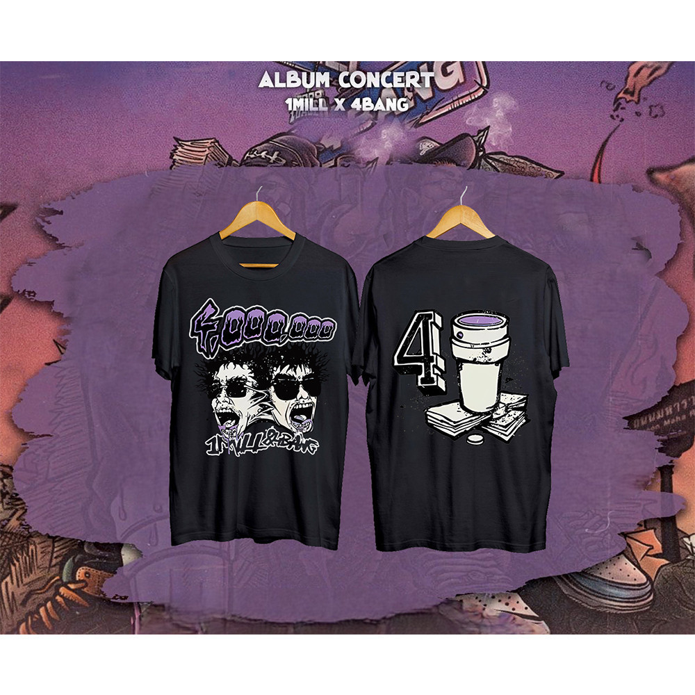 【HOT】 1MILL&4BANG เสื้อยืด BOOTLEG T-SHIRT แบบ Unisex | Shopee Thailand