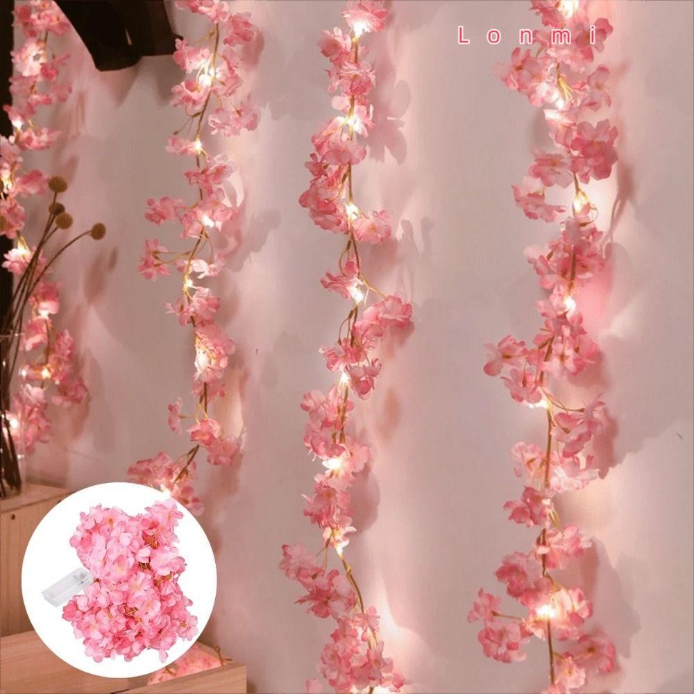 Lonmi Cherry Blossom String Light, Sakura Garland 2M ดอกไม้ประดิษฐ์ ...