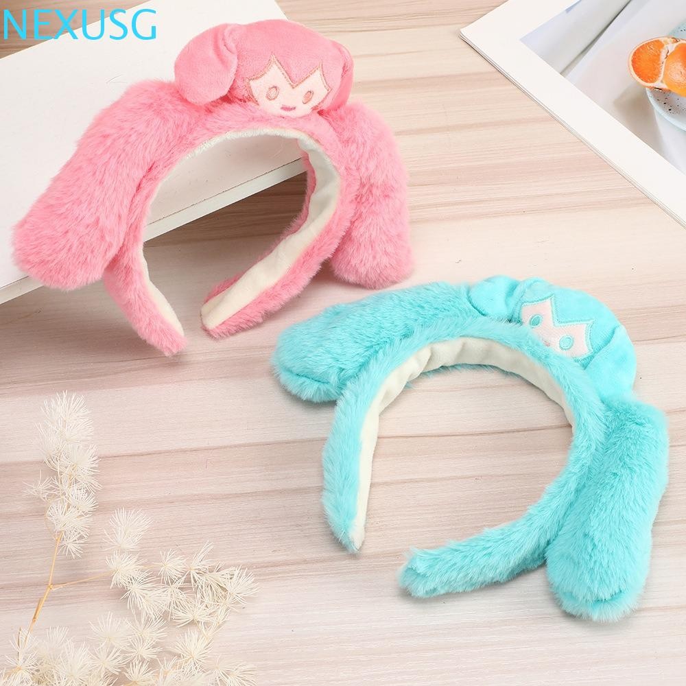 Nexusg Miku ที่คาดผม, Fur Plushy Hatsune Miku, ที่คาดผมยืดหยุ่น Comfy ...