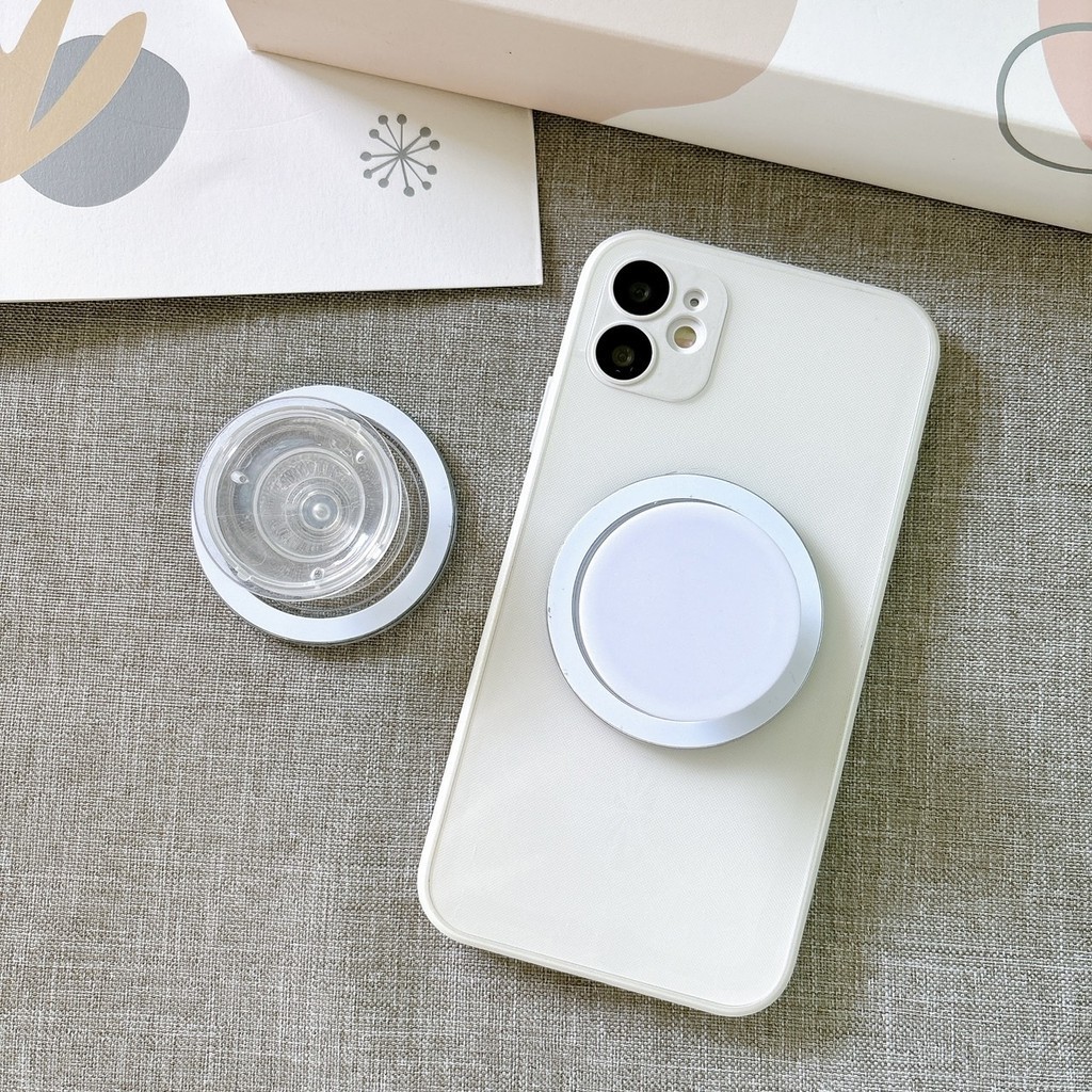 Magnet Griptok กริ๊บต๊อกแม่เหล็ก Magsafe แบบเปล่า สีขาวและสีใส ที่ติด ...