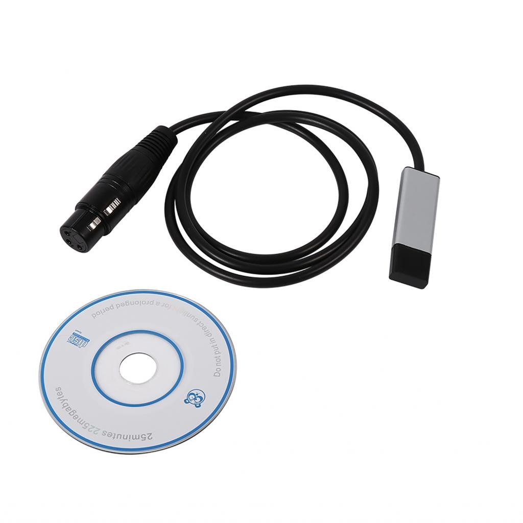 Mini USB To DMX Interface Adapter Controller DMX512 Computer Stage ...