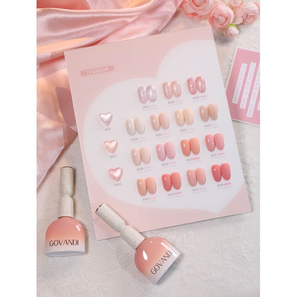 Govando G04 สีนู้ด สีสุขภาพดี สีเจลสุขภาพดี พร้อมชาร์จสี | Shopee Thailand