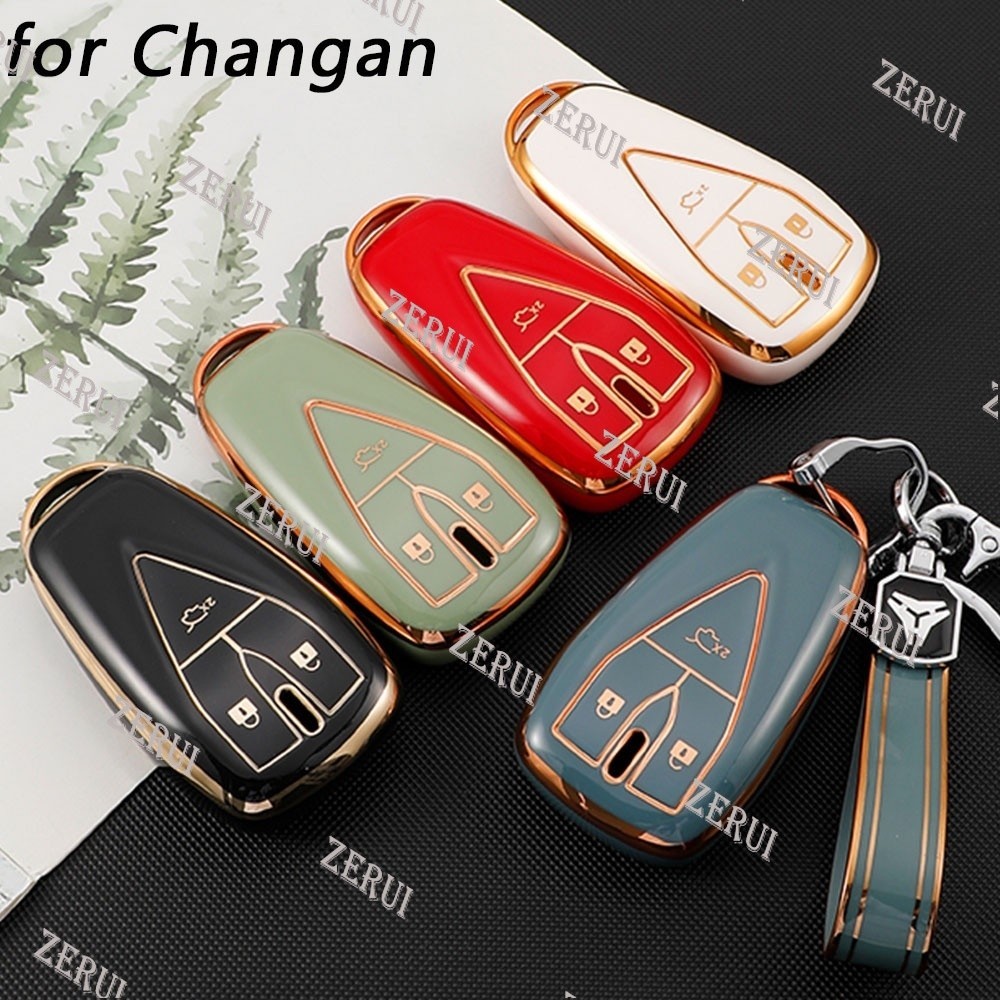 Zr สําหรับ TPU รถ 3Button Remote Key กรณี Fob สําหรับ Changan CS55PLUS ...