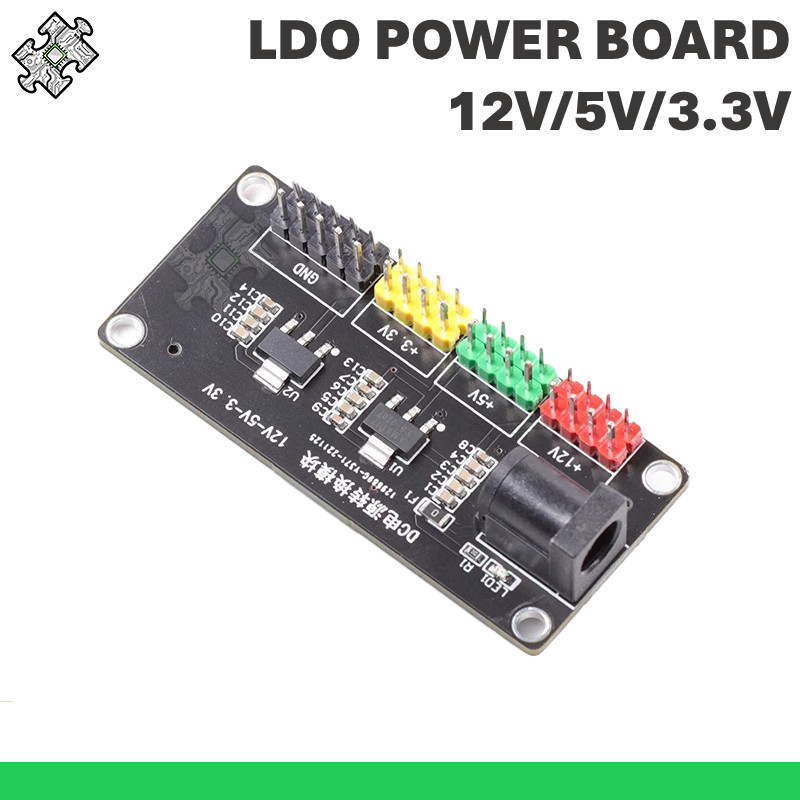 Englab★โมดูล LDO, ตัวแปลง 12V ถึง 12V/5V/3.3V, บอร์ดโมดูลจ่ายไฟ Arduino | Shopee Thailand