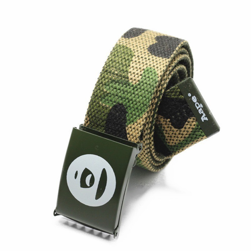 Bape Belt Canvas Camouflage เข ็ มขัดทนต ่ อการสึกหรอ | Shopee Thailand