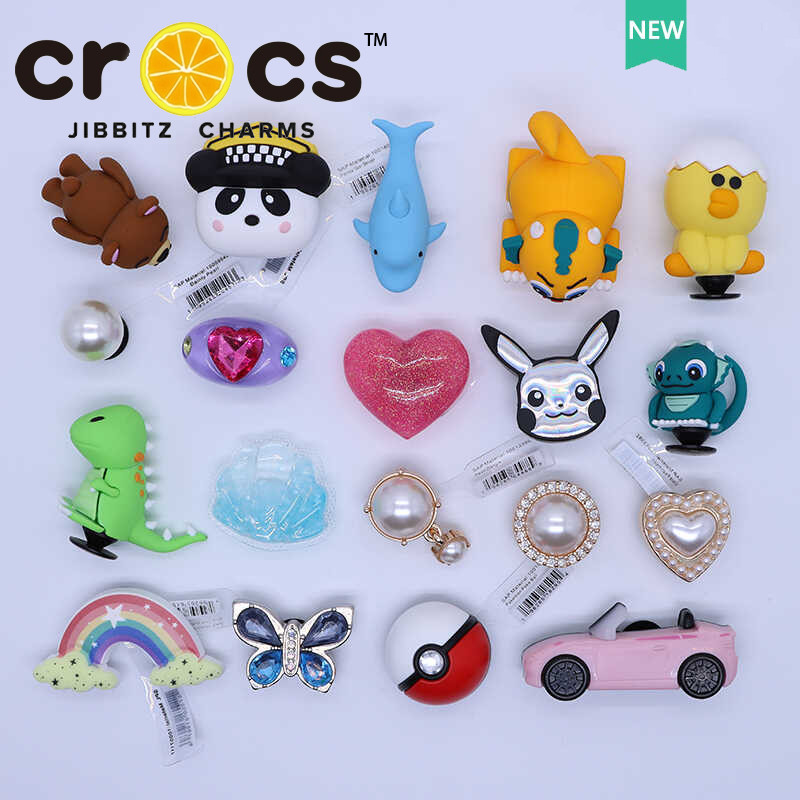 Jibbitz crocs charm แท้ บักเกิลติดรองเท้า ลายการ์ตูน 3D สามมิติ สนุก ...