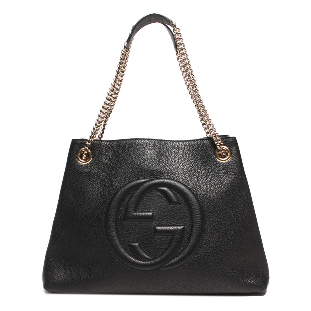 Gucci กระเป๋าสะพายไหล่ Soho Interlocking G 525040 มือสองจากญี่ปุ่น ...