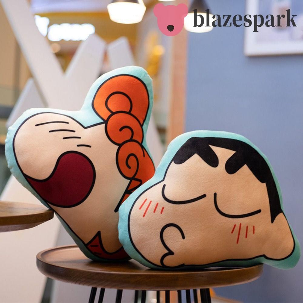 Blazespark Crayon Shin Chan เบาะ, โซฟา Bedhead น่ารักการ์ตูน Nohara Shinnosuke ตุ๊กตาตุ๊กตา ...