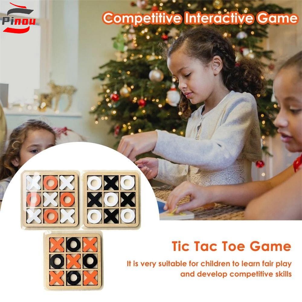 Pinou Tic Tac Toe 14x14 ซม.การศึกษาของเล่นเด็กก่อนวัยเรียนการเรียนรู้ ...
