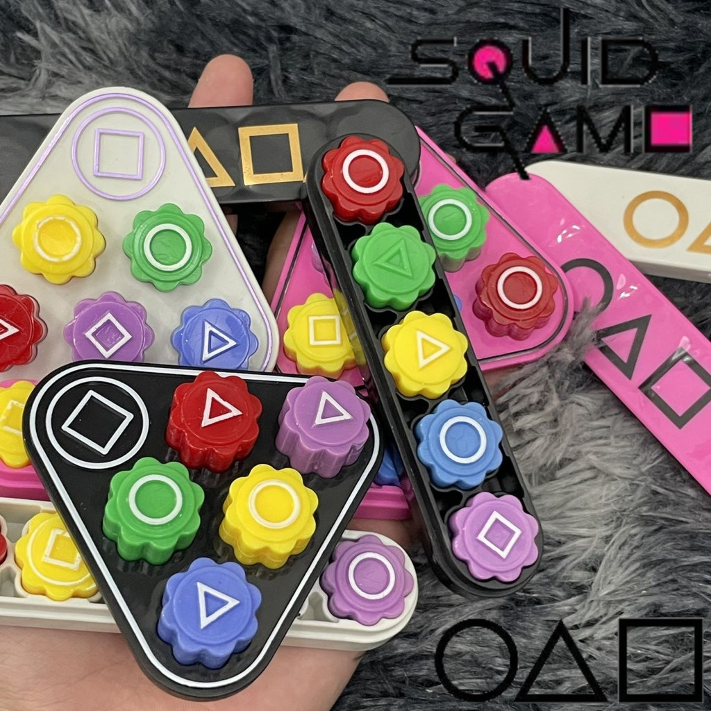 ของเล่น squid game sieve game Gonggi Game squid game the same toy catch ...