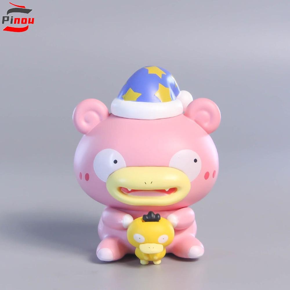 Pinou ของเล่นโปเกมอน, PVC ตุ๊กตาตกแต่งโต๊ะ Psyduck อะนิเมะรูป,อะนิเมะ ...