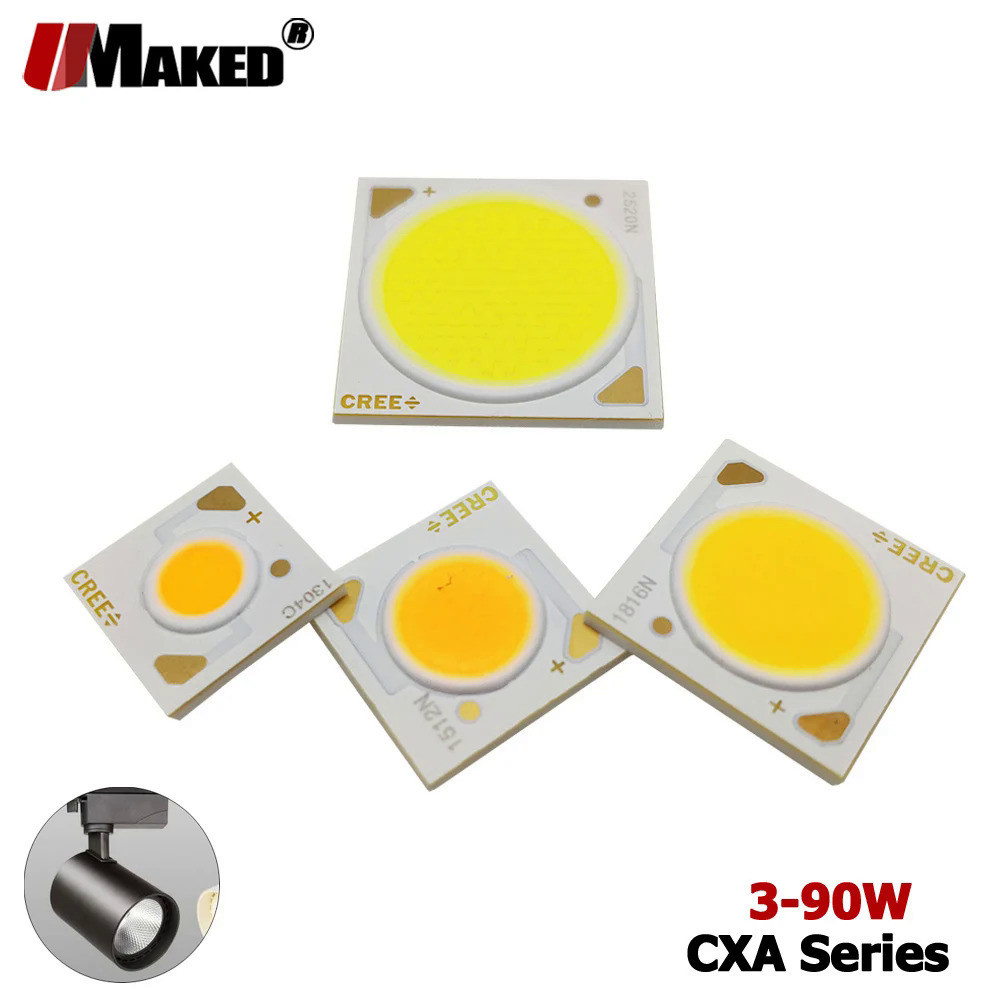 10 PC Original Cree XLamp LED COB ชิป Warm/ธรรมชาติ/สีขาว 3-90W 36V CXA ...