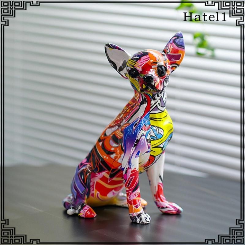 [Hatel] ฟิกเกอร์เรซิ่น รูปปั้นชิวาวา รูปสัตว์ ลูกสุนัข สําหรับร้านอาหาร ...