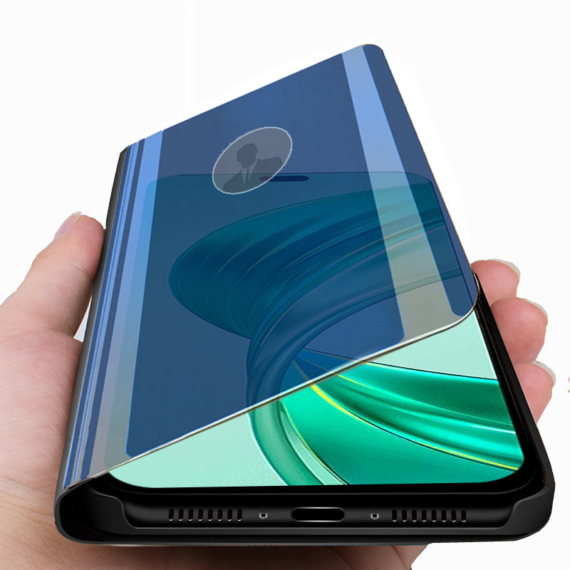 Honar X8B เคสโทรศัพท์มือถือแบบกระจก ฝาพับแม่เหล็ก ตั้งได้ สําหรับ Honor ...