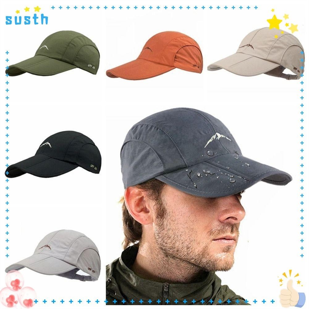 Susth หมวกเบสบอล กันน้ํา กันแดด ระบายอากาศ พับได้ แฟชั่นสําหรับผู้ชาย ...