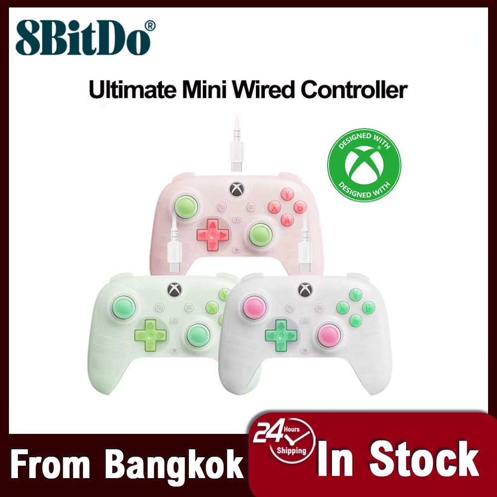 8Bitdo Ultimate Mini Wired Controller สำหรับ Xbox พร้อมวงแหวนไฟ RGB ...