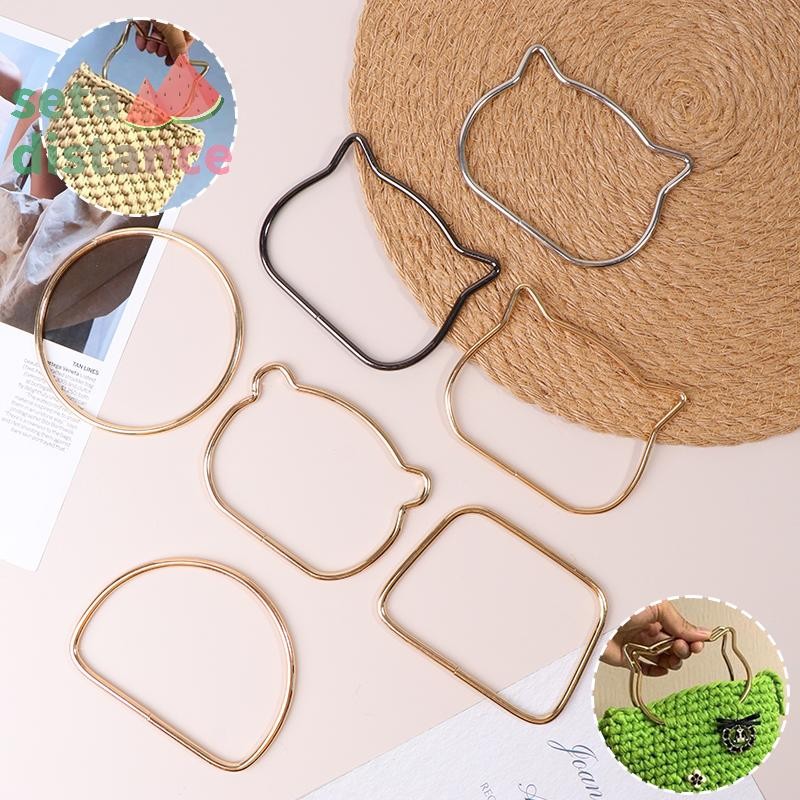 [Setad] 1 PC กระเป๋าจับอุปกรณ์ฮาร์ดแวร์รอบหัวหมีหัวแมวสแควร์พกพาแหวนแบบ ...