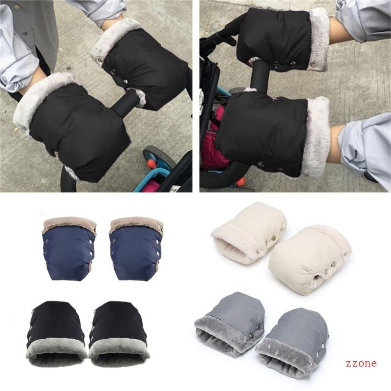 Zzz Pushchair ถุงมืออุ่นมือ Universal Splashproof รถเข็นเด็ก Pram Hand ...