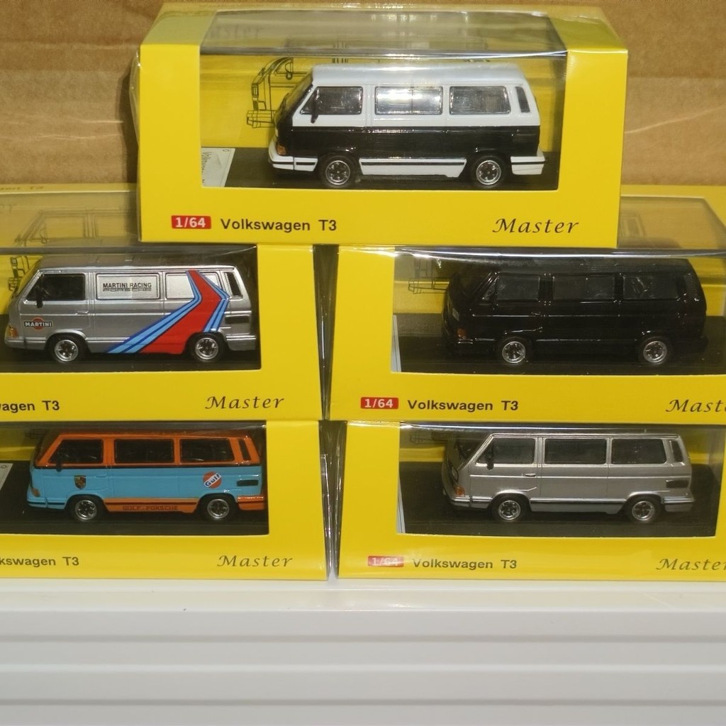 พร้อมสต็อก Master 1: 64 Volkswagen T3 Mattway B32 Van Martini Bay GULF ...