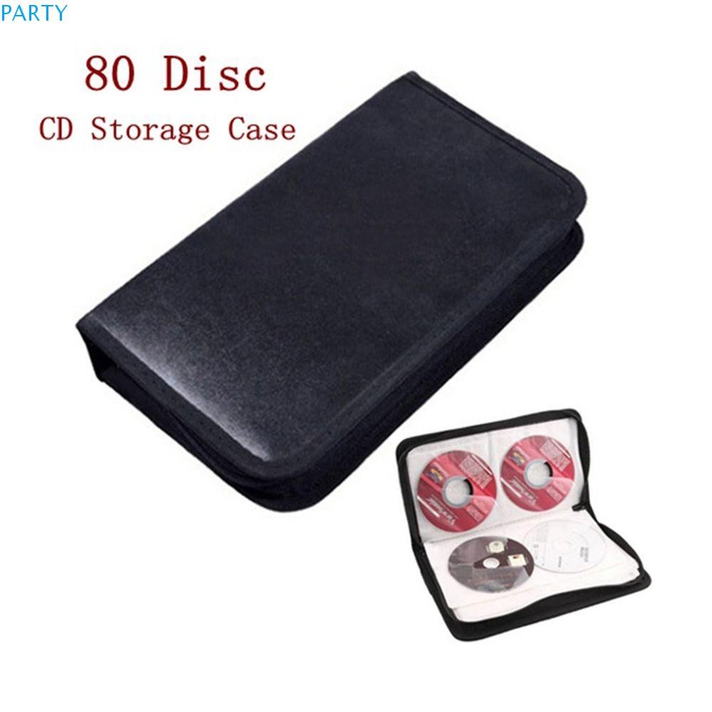 Party Disc กระเป๋าสตางค์ Binder PU สําหรับ VCD DVD CD หนังเทียม 80 ...