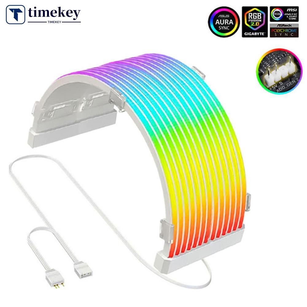 TME ยืดหยุ่น RGB LED Light Strip Bar ARGB สําหรับคอมพิวเตอร์แหล่งจ่ายไฟ ...