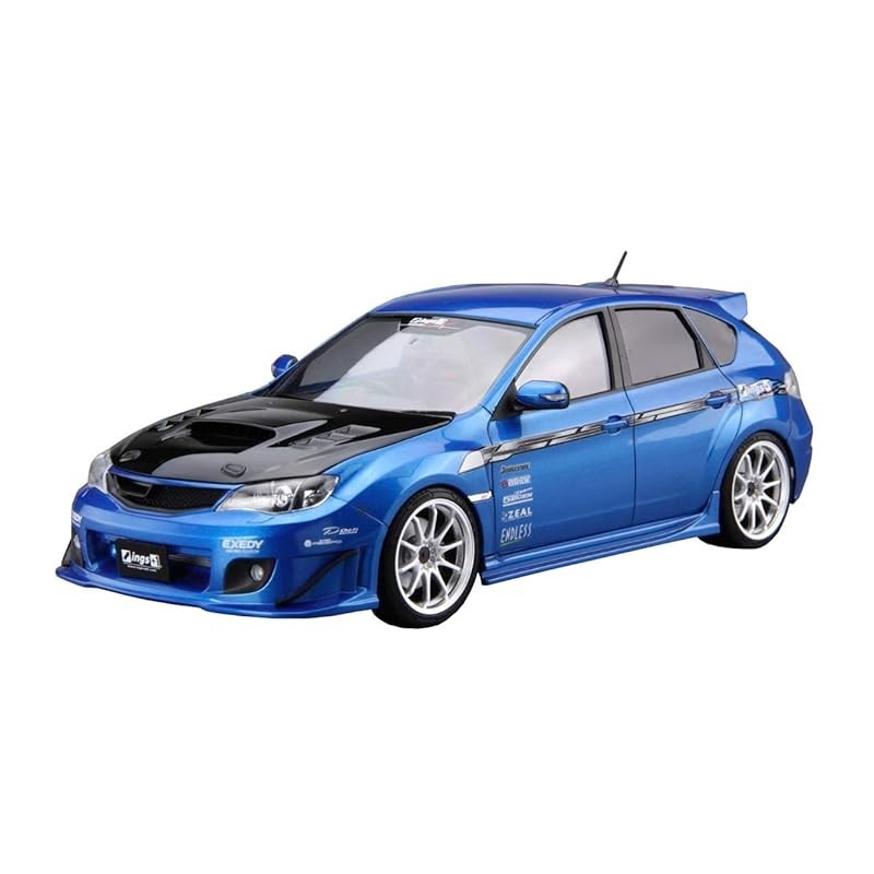 Aoshima Bunka Kyozai-sha โมเดลรถยนต์ พลาสติก No.35 Subaru ings GRB Impreza WRX STI 2007 1/24 ...