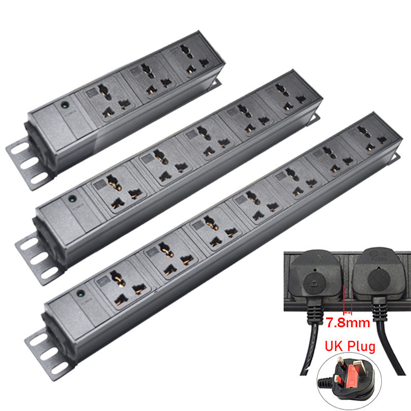 Server Rack PDU power strip หน่วยกระจาย 2-12 วิธี universal extension socket LED power strip C14 ...