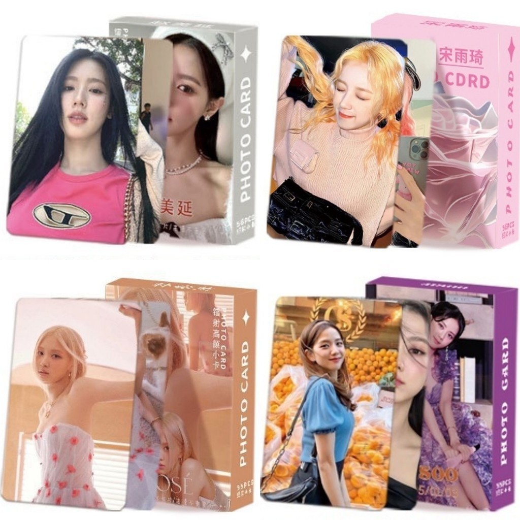 การ์ดโลโม่ RIIZE EXO IVE IU BP EN Seventeen (G)I-DLE AESPA NMIXX BAEK HYUN Jisoo WINTER V Jisung ...