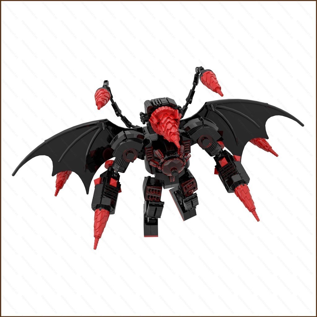 Squar1 โมเดลตุ๊กตาฟิกเกอร์ Demon Titan Drill Man พร้อมปีกค้างคาว ของ ...